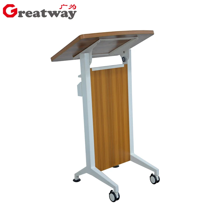 Modern Speech Desk Lecture Table Podium Rostrum Office Furniture ...