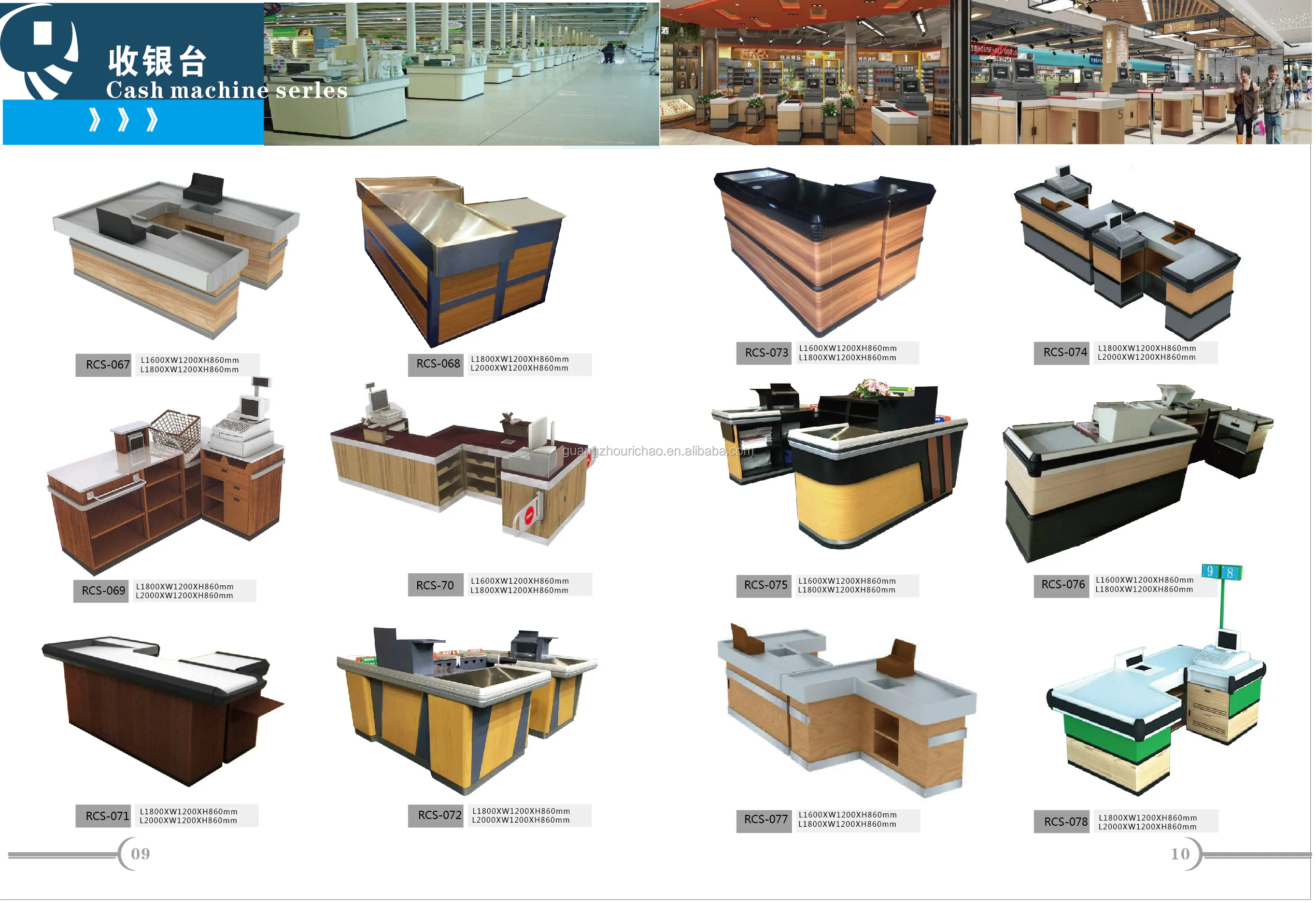 Retail Supermarket Store Checkout Counter - Buy Retail Store Checkout ...