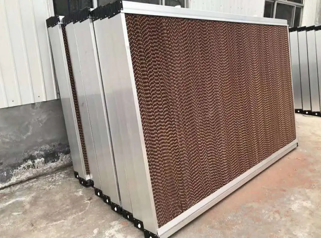 Buy Brown Cellulose Water Cooling Pad for Greenhouse & Poultry Farm ...