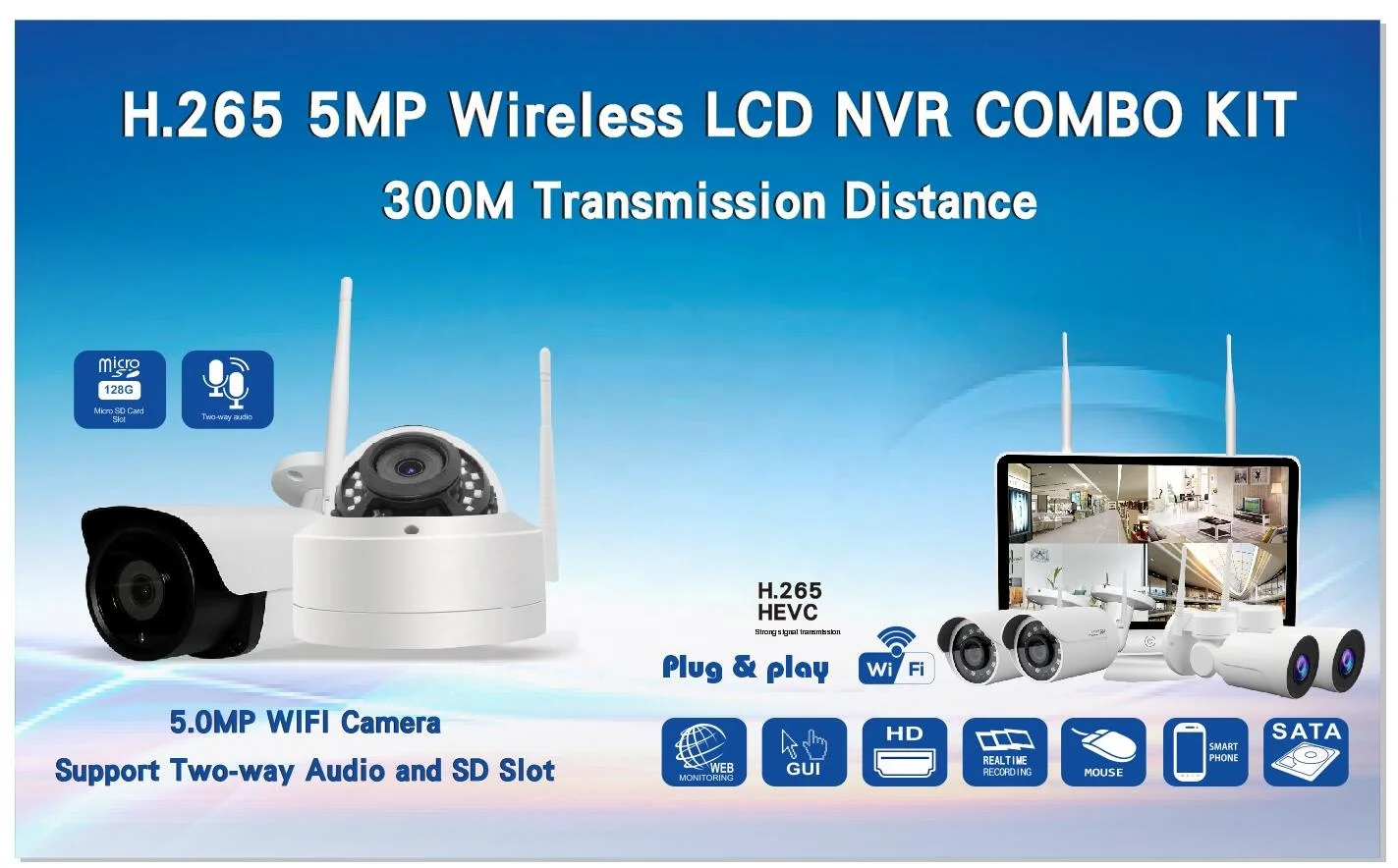 CamHipro HD 5MP Standalone Wifi Camera for Home Security Outdoor ...