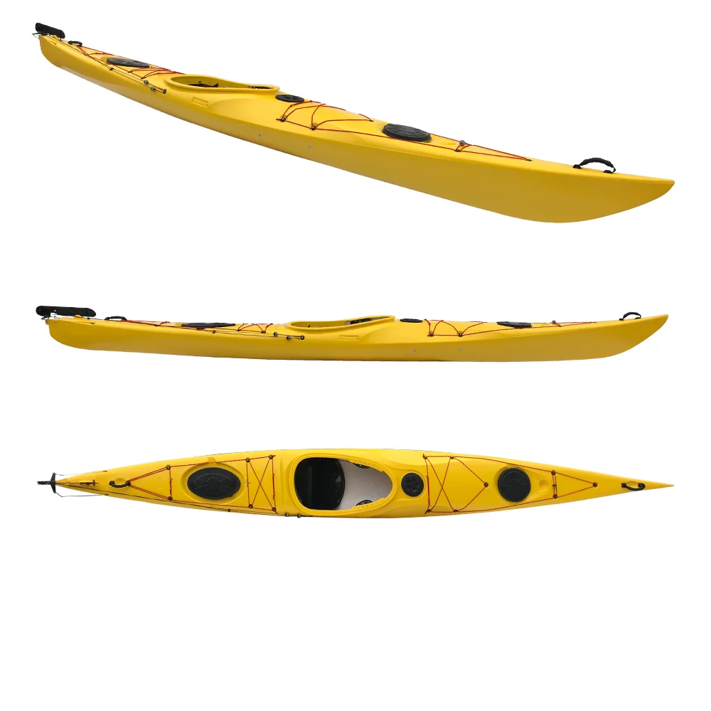 3-layer PE Single Seat Sea Kayak for Touring Design from Sweden