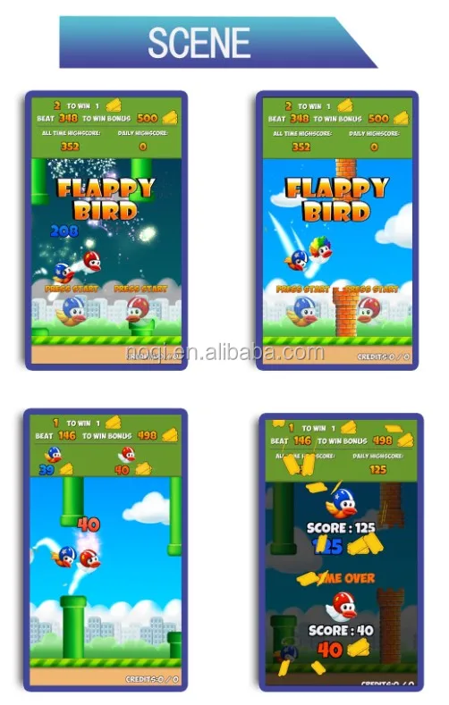 Flying Bird Arcade Game - Puzzle Fun for Kids Zone