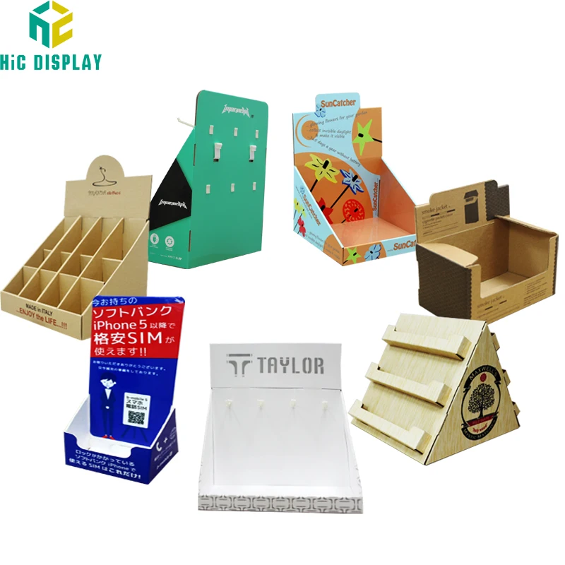 Cardboard Lipstick Counter Display - PDQ Top Stand Lip Balm