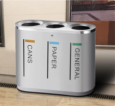 3 in 1 Container Waste Bins - Efficient Recycling Solutions