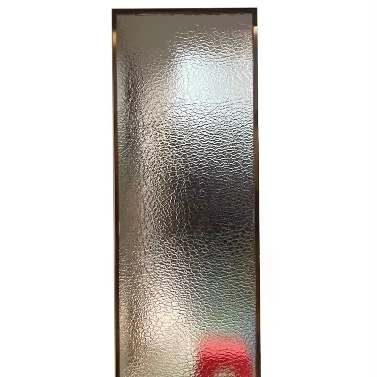Art Glass Partition ultra White Water Ripple Stone Water Cube Embossed ...