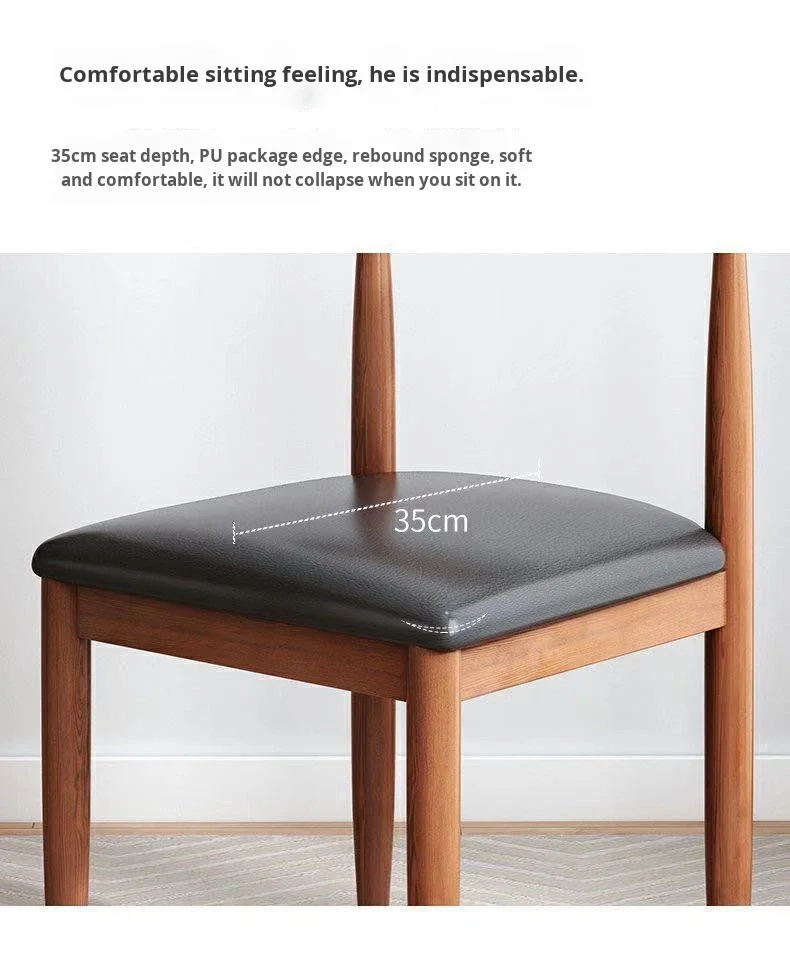 PVC Modern Simple Design Restaurant Chair for Snack Fast Food Burger ...