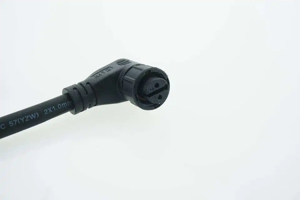 M12 Right Angle Connector 90 Degree IP67/IP68 PVC/PUR Outdoor ...