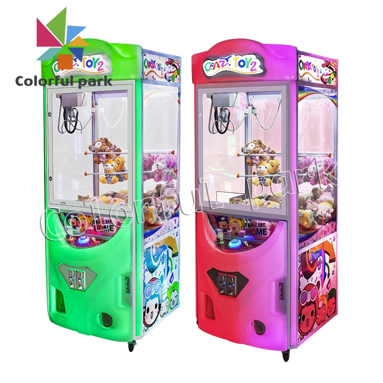 Colorful Park Arcade Claw Game Machine - Fun & Customizable