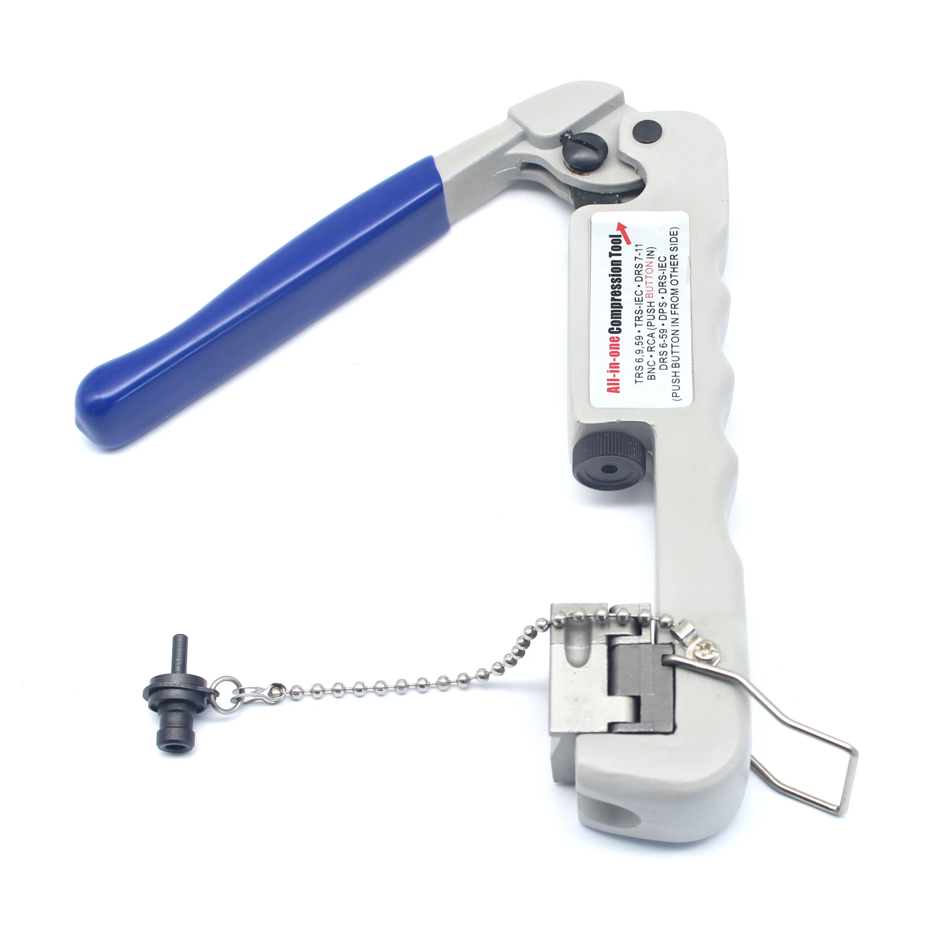 Adjustable Coaxial Crimper Trs Drs Rca Bnc Iec Connectors All-in-one ...