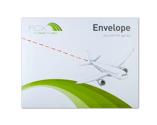 Custom Printed Cardboard Envelopes With Waybill Pouch for Shipping ...