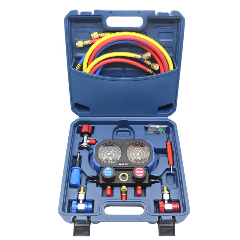 Automotive AC R134a Refrigerant Meter Set - Universal Charger