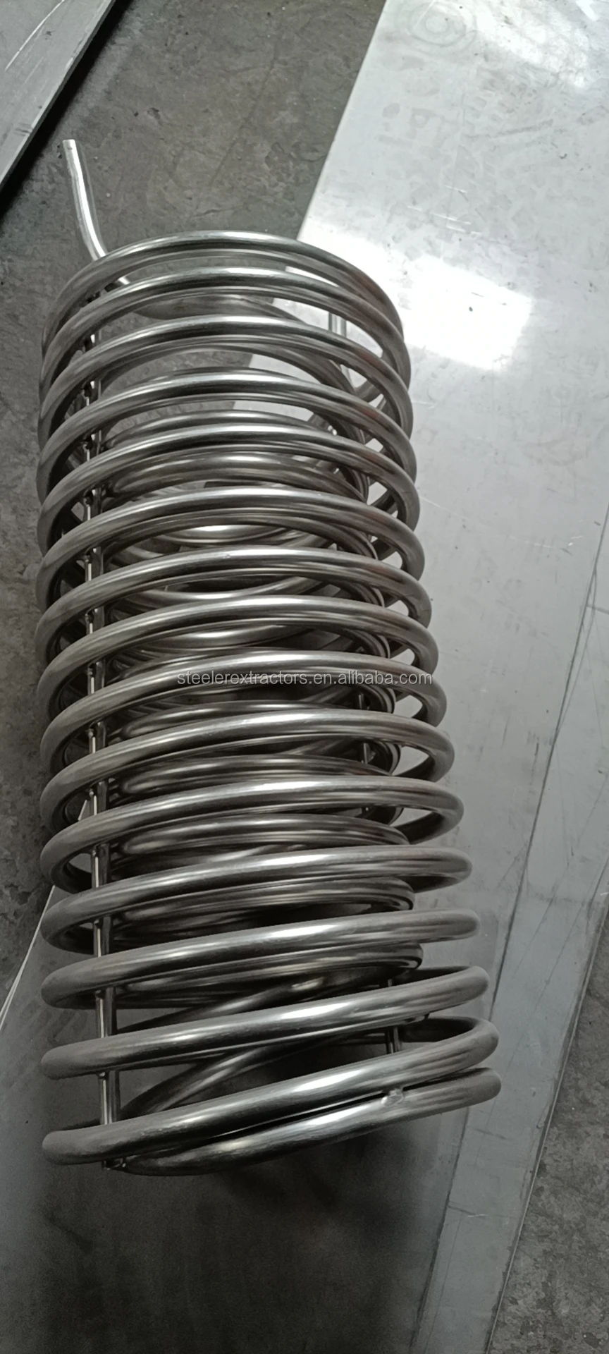 SS304 Stainless Steel End Cap with Cooling Coil Injection Condensing ...