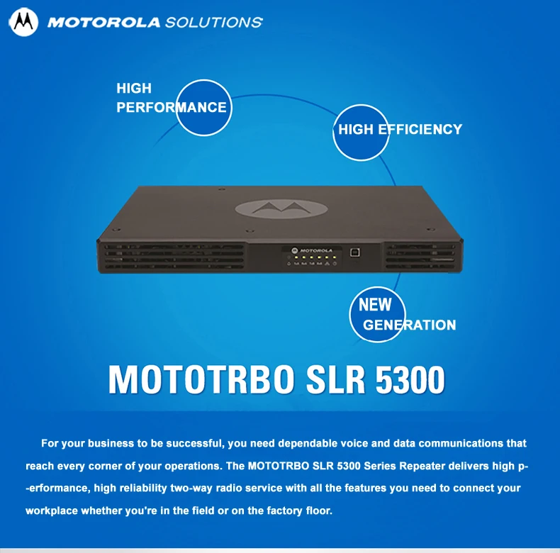 Professional Digital Two Way Radio - MOTOTRBO SLR 5000