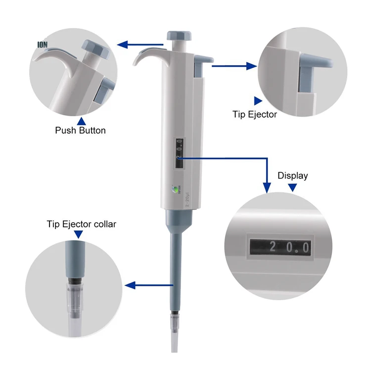 High Quality Adjustable Micropipette - 100ul Glass Pipette