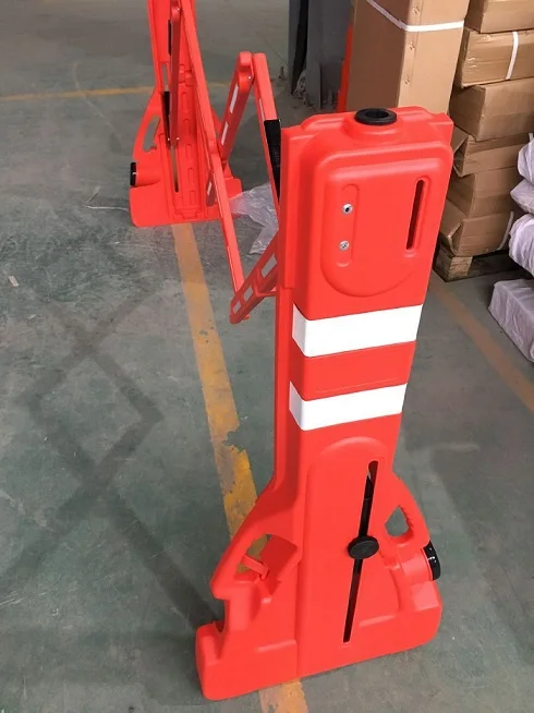 Height 106CM Expandable Fence Crowd Control Barriers Plastic Escalator ...