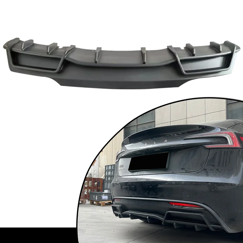 Body Kit For Retrofit Update Car Diffuser Rear Lip Rear Bumpers Abs Car ...