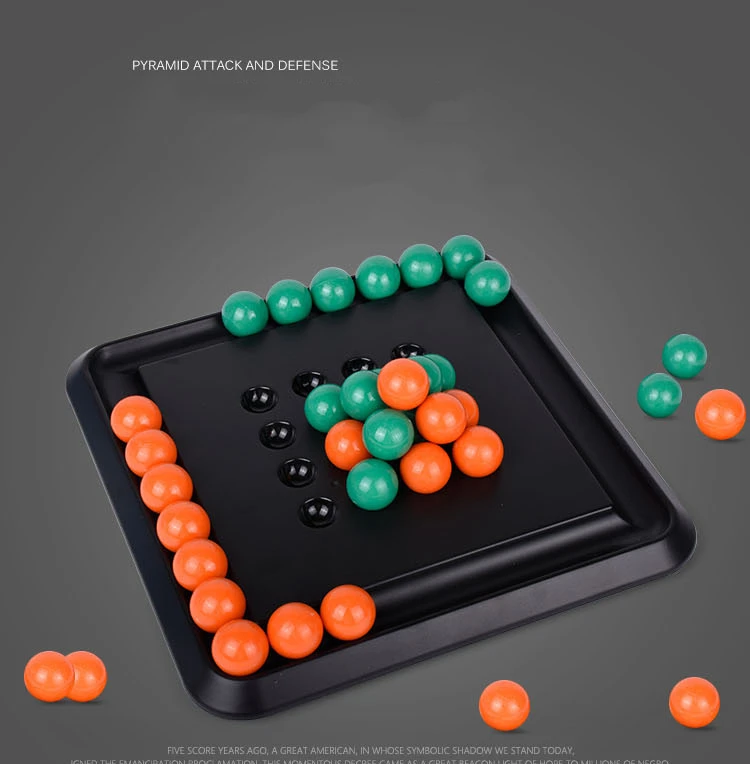 Intelligent 3d Beads Brain Teaser Puzzle Game Iq Toy Pyramid Puzzle For ...