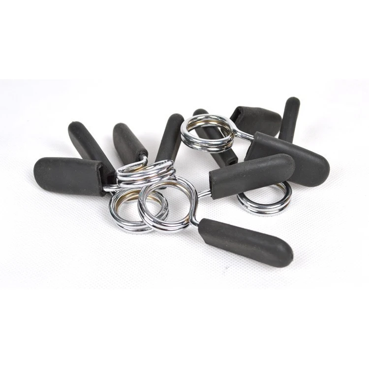 Stainless Steel Spring Barbell Clips - Secure & Durable