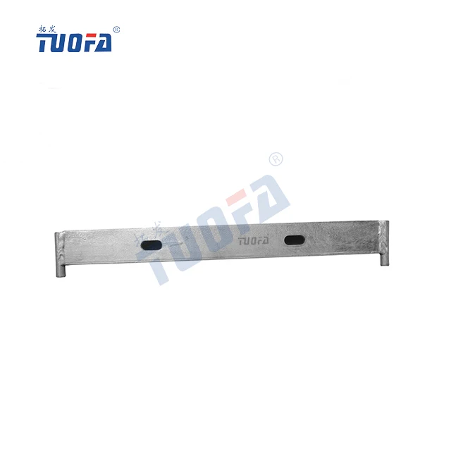 Galvanized Steel V Brace Cross Arm For Overhead Line Hardware ...