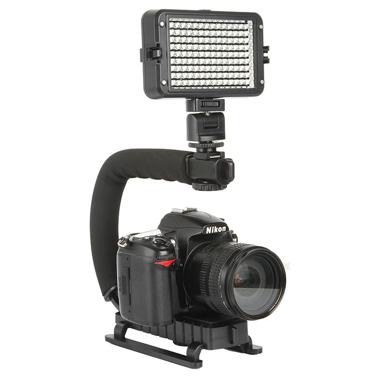 U Type C Shaped Handheld Holder Camera Stabilizer Flash Bracket For ...