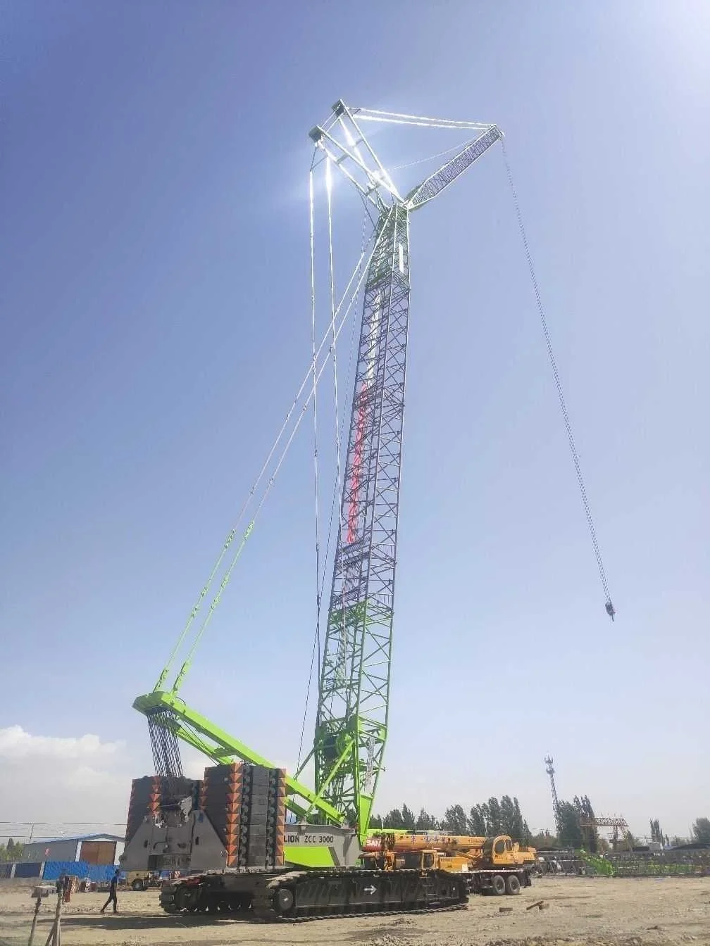 300ton Lifting Weight Zcc3000 Crawler Crane Hydraulic Equipment - Buy ...