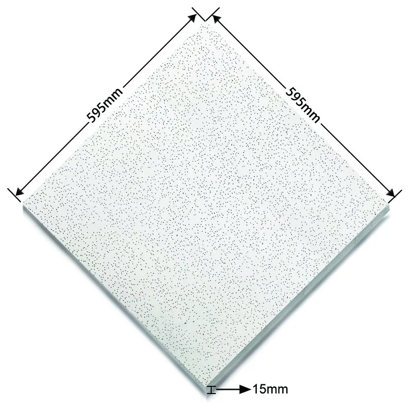 Acoustic Mineral Fiber Ceiling Tiles,Fireproof And Moisture-proof ...