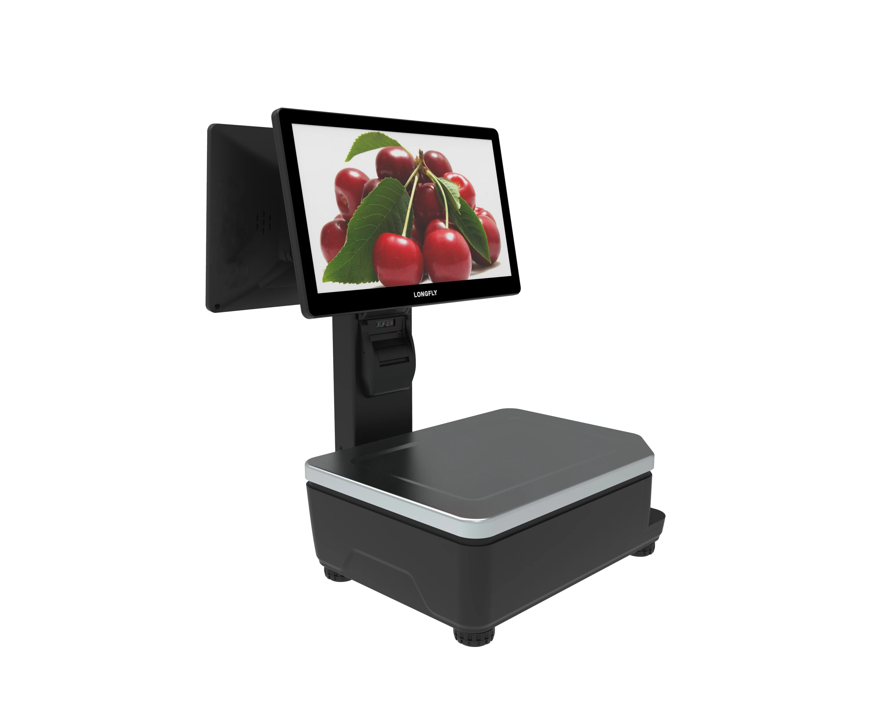 LongFly 15.6 Touch Screen Label Weighing Scale Ai Android Cash Register ...