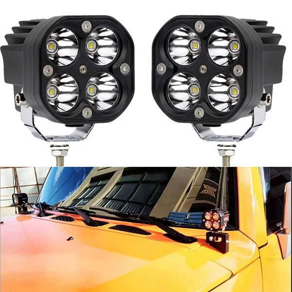 3 Inch 40w Headlight Off-road Led 4x4 Square Spot Light Led Work Light ...
