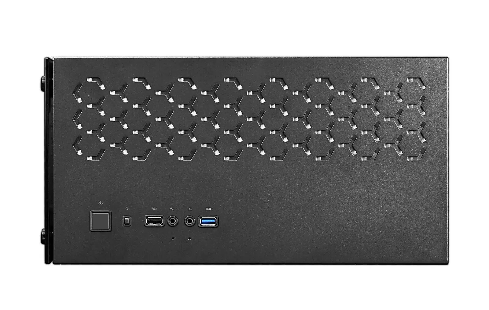 Gaming PC case ATX/ITX/M-ATX Full View Side Panel Temper Glass Front ...
