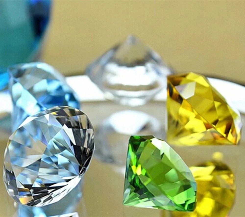 Hbl Mixed Color Diamond Brilliant Glass Wholesale Crystal Diamond With ...