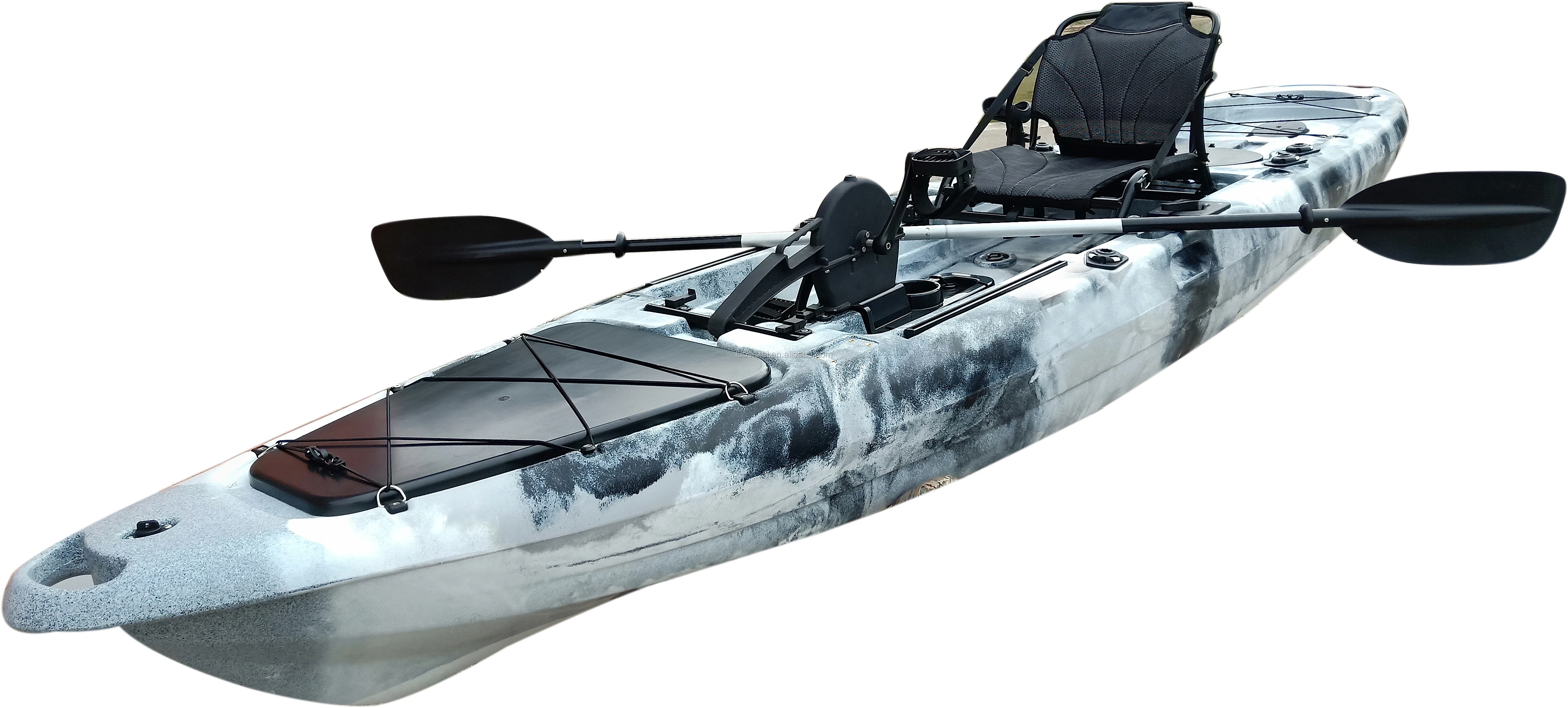 Single Seat One Person 13ft Fishing Foot Pedal Drive System Plastic ...