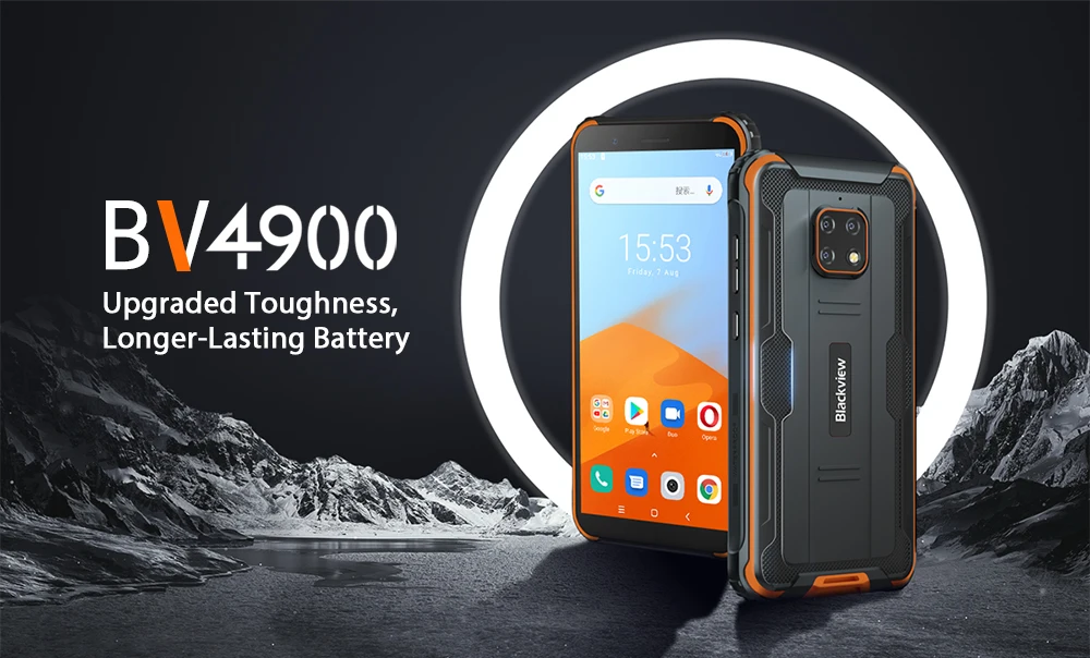 Ip68 Blackview Bv4900 Android 10 Rugged Smartphone 3gb+32gb Mobile ...