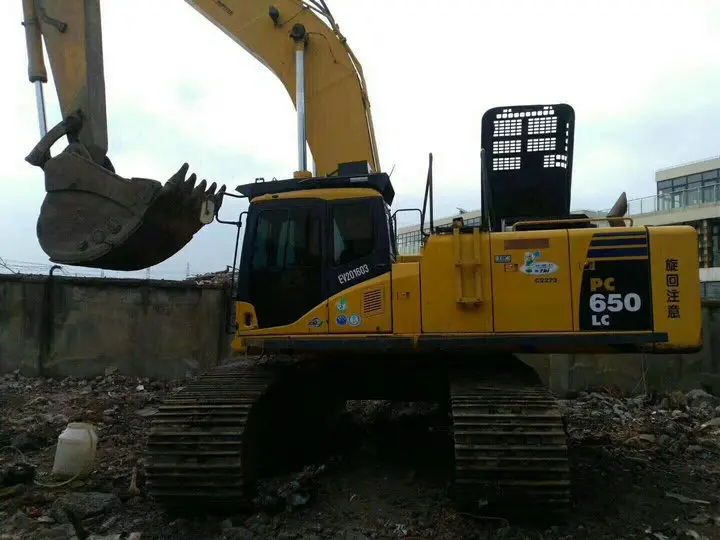 Second-hand Excavator KOMATSU PC650lc Huge Excavating Force Pc650 60ton ...