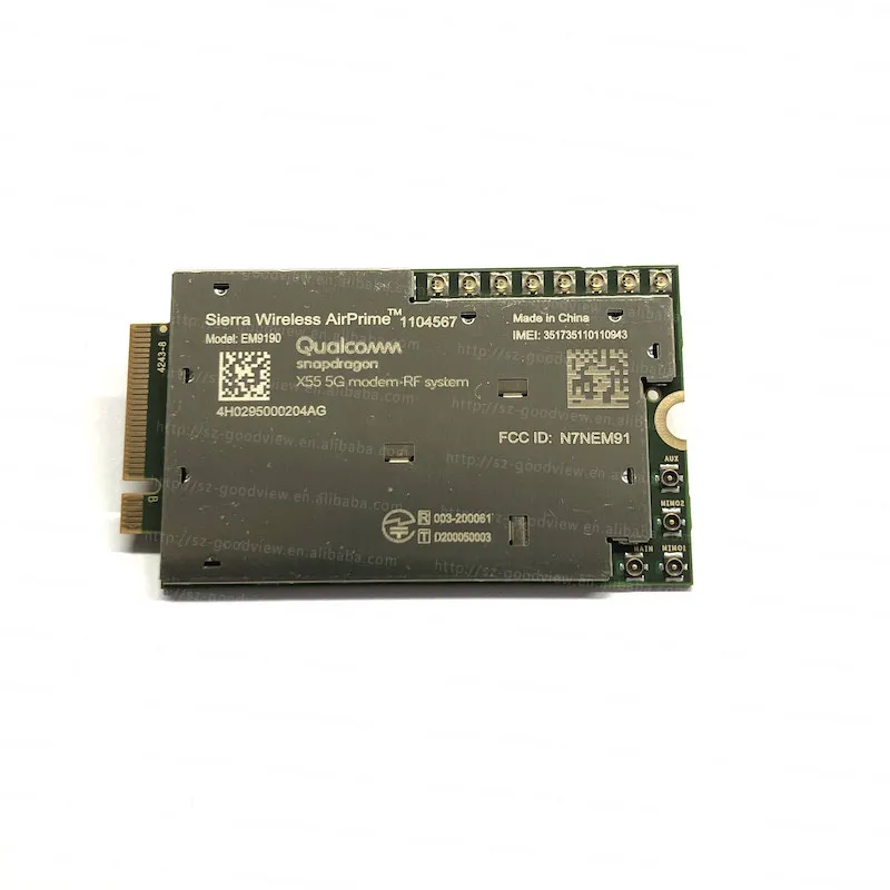 5g Sierra Em9190 5g Nr Sub-6 Ghz And Mmwave Module Em9190 5g Nr M.2 ...