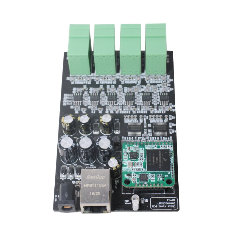 Controlled by Audinate! Dante 4 in 4 Out PCB Board