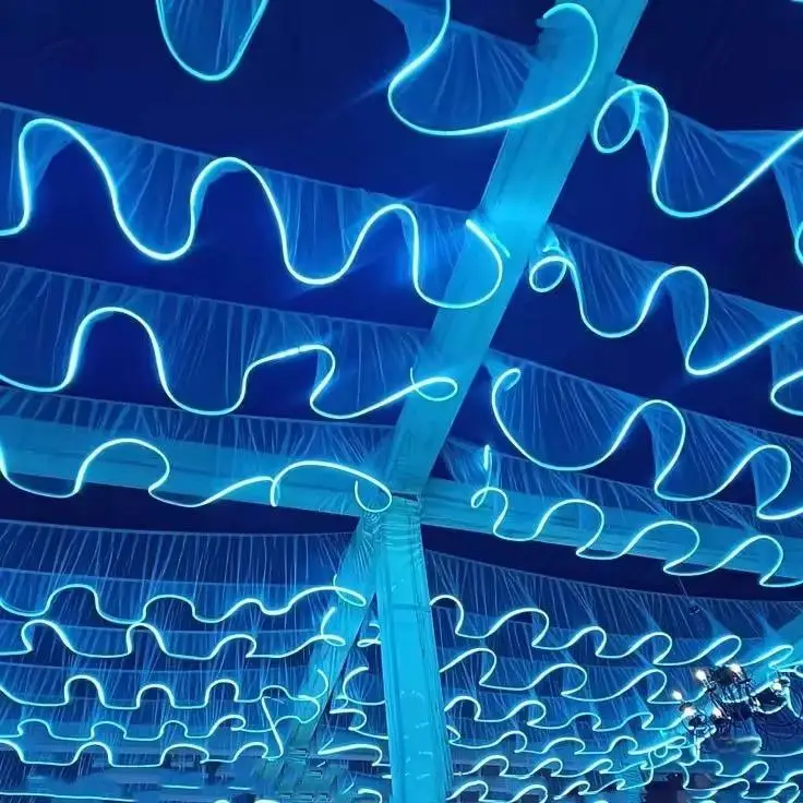 Wedding Supplies LED Strip Illuminated Curtain Decor
