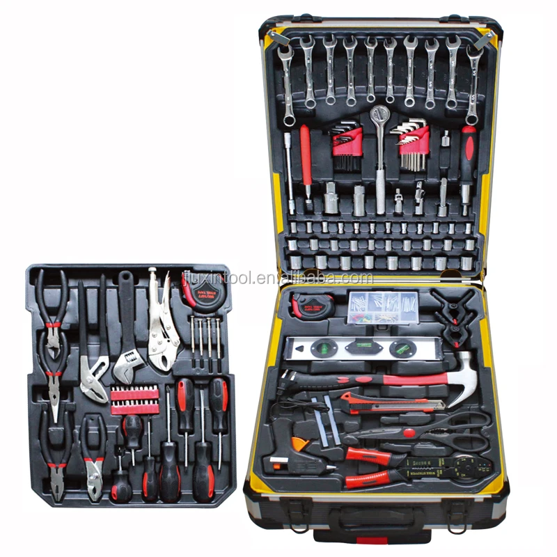 186pc swiss Craft Tool Set/ Aluminum Trolley Case/ Tools Box Set ...