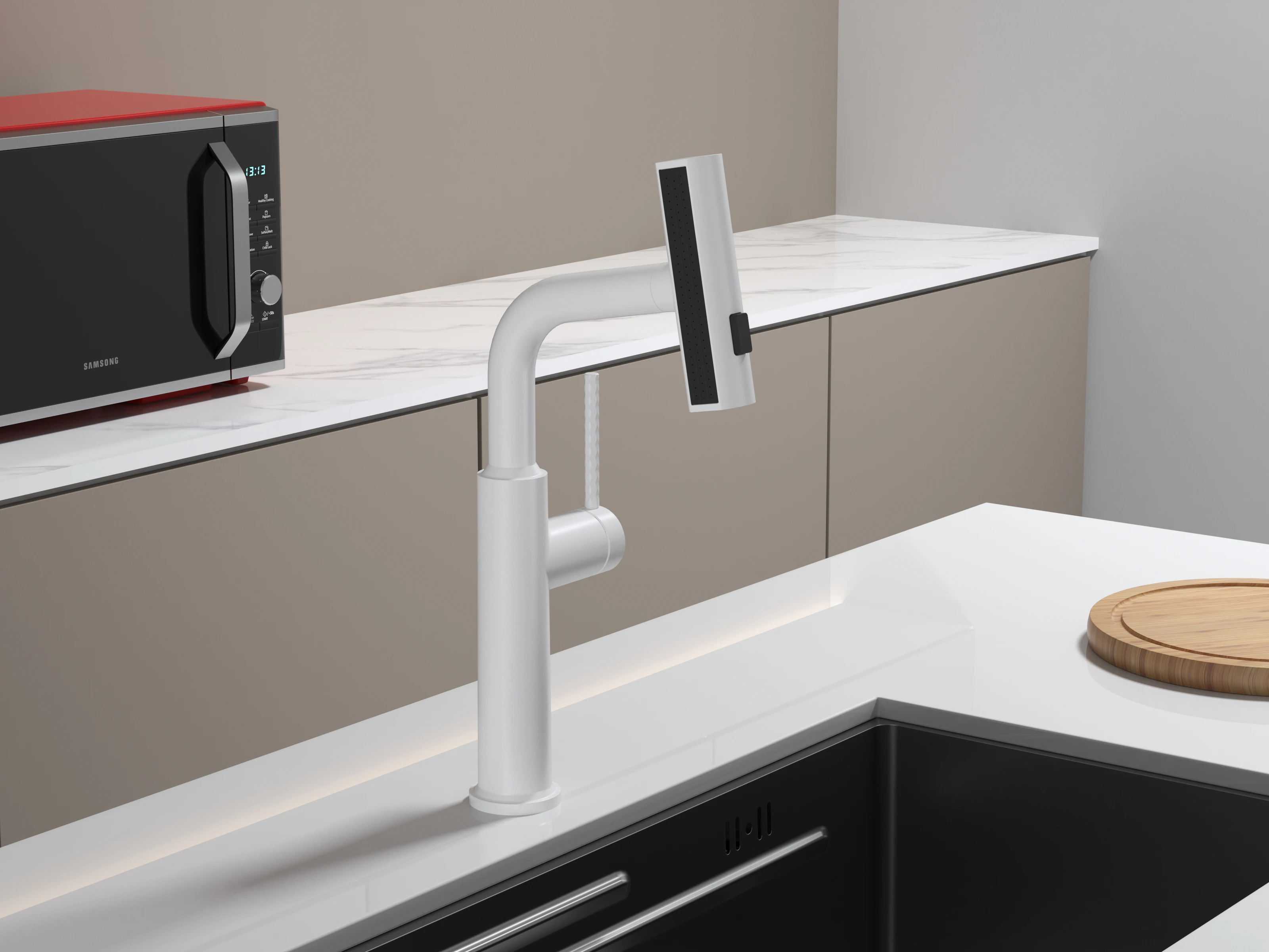 Intelligence Waterfall Kitchen Faucets Smart Stainless Steel Swivel ...