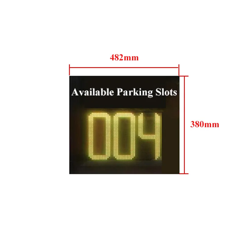 Parking Guidance LED Display Sign for Smart Parking Solutions - Indoor ...