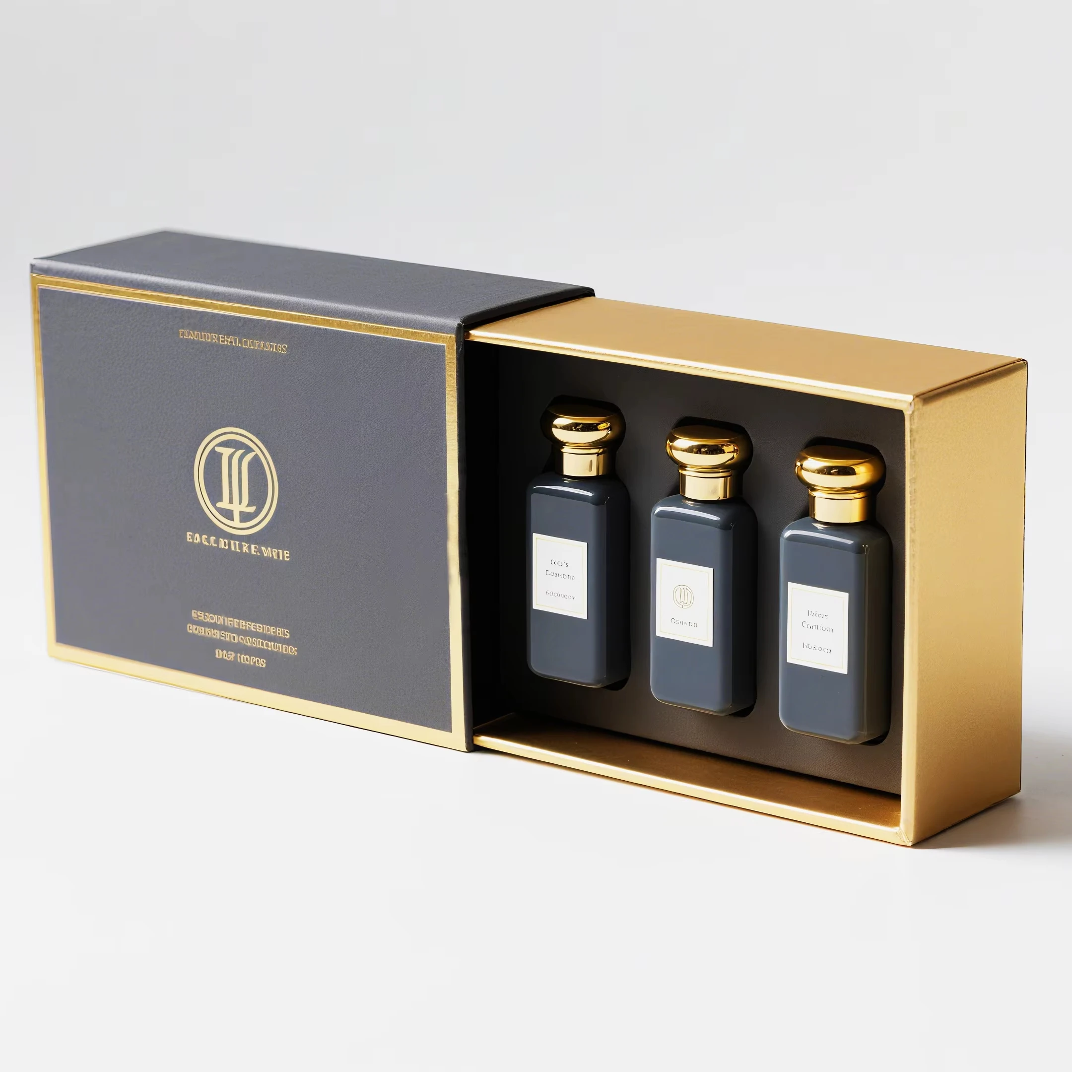 Personalized Luxury Perfume Packaging Box Custom Design Slide Out ...
