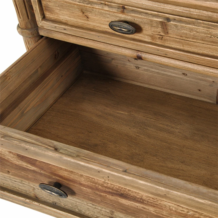 Fair Price Chest Of Drawers Reclaimed Wood Commode With 3 Drawers ...