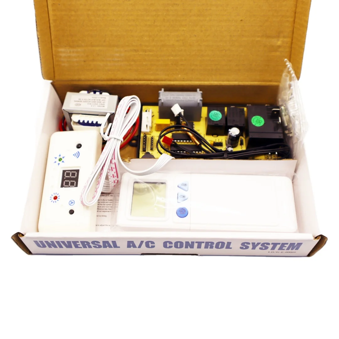 Universal Air Conditioner Control System Qd-u08pgc Board With Ac Remote ...
