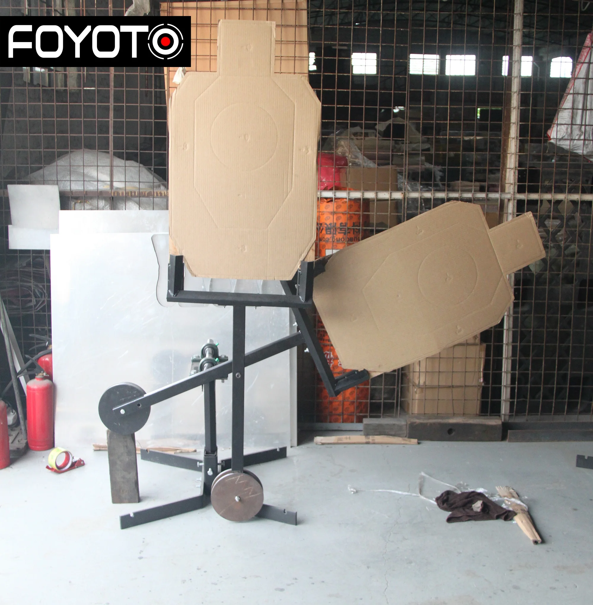 Swing IDPA IPSC Paper Shooting Targets System Metal Stand