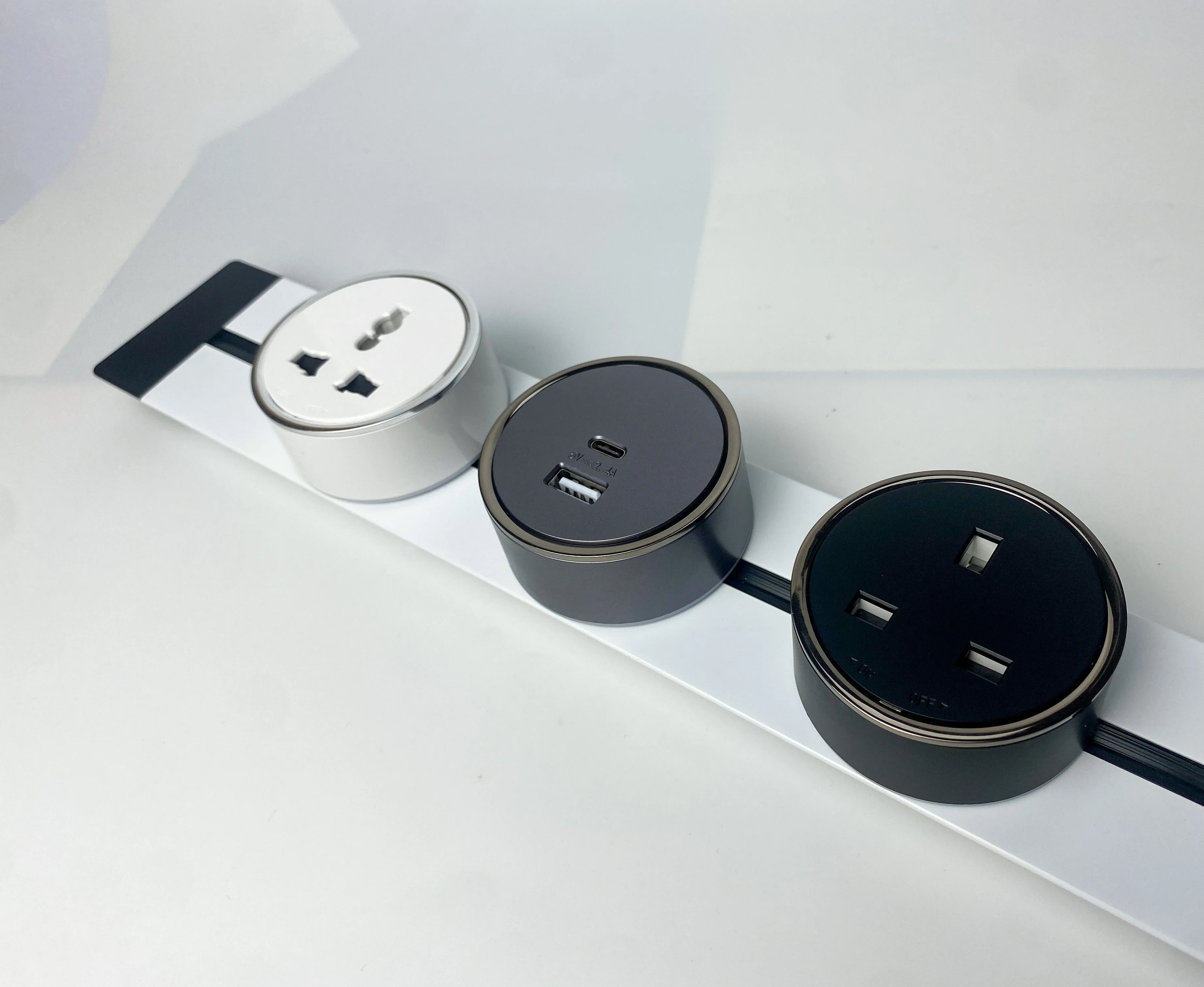 2023 Universal Office Desk Power Track Socket Electric Power Track ...