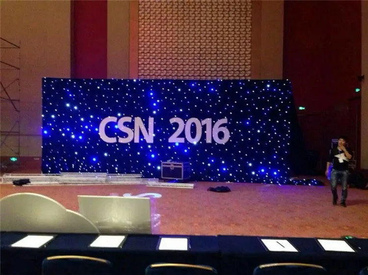 Led Star Backdrop Rgbw Led Star Cloth Dmx Control Led Star Curtain For ...