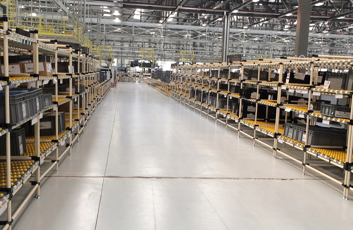 Diya Heavy Duty Lean Line Pipe Rack System for Workshop Storage