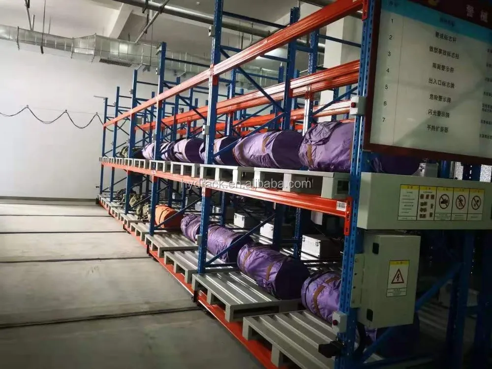 Automatic Storage Electric Mobile Racking System For Cold Warehouse ...