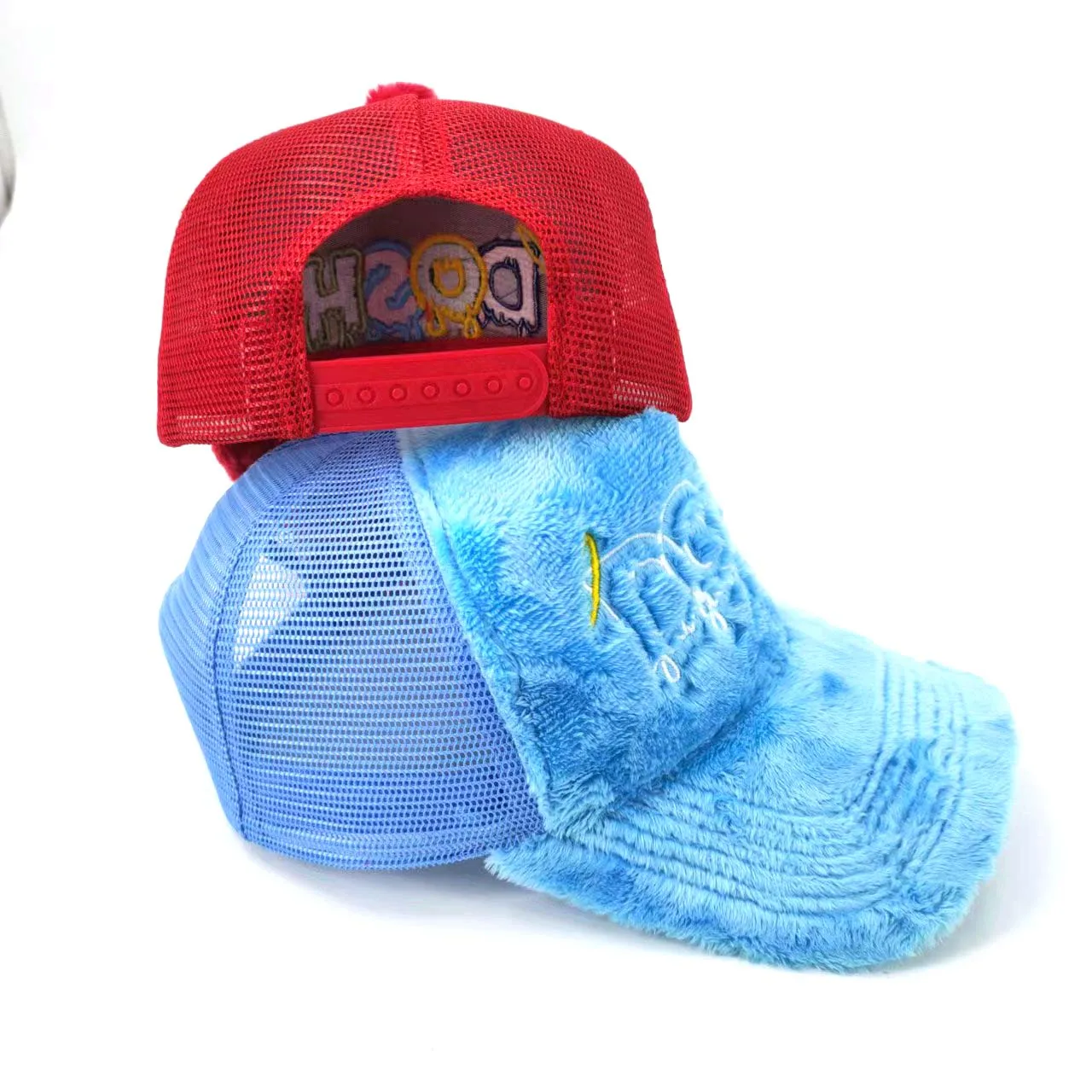 Wholesale Fluffy Furry Trucker Cap - Custom Logo Snapback