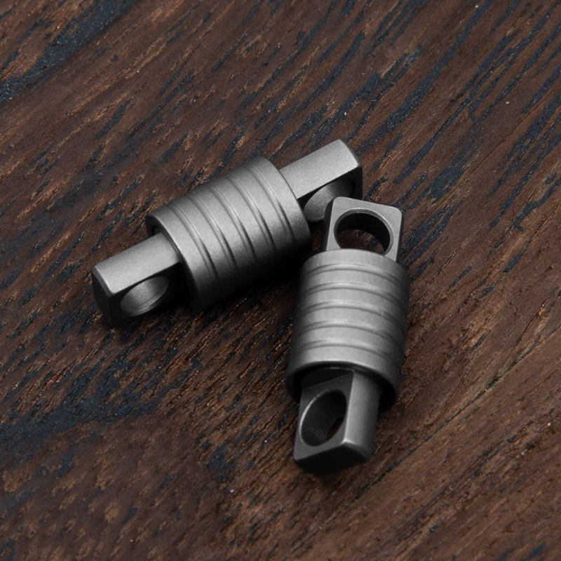 360 Rotating Heavy Duty Keychain Detachable Edc Key Holder Titanium ...