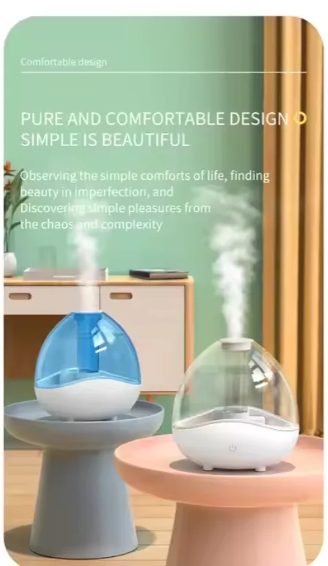 H2o 1.5L 2024 Large Transparent Water Tank Misting Humidifier Auto Off ...